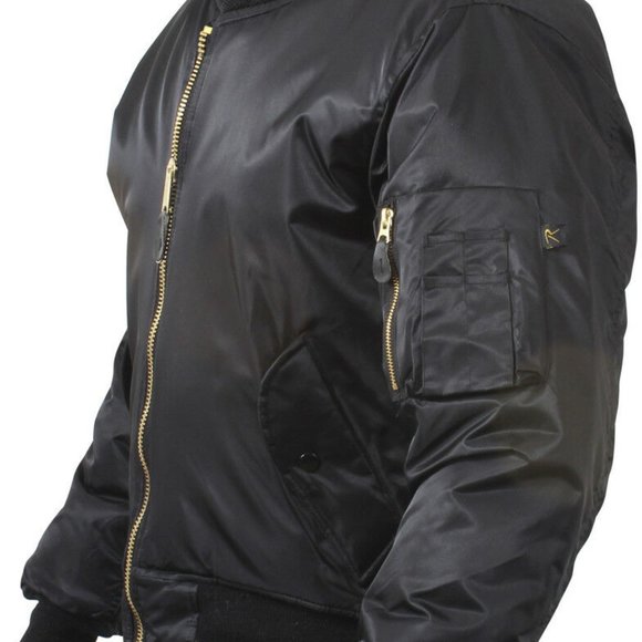 Jackets & Coats | New Mens Black Lightweight Winter Bomber Jacket ...
